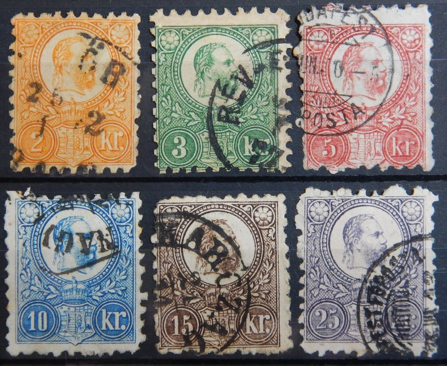 Ungarn Kat. 8-13 gest. 1871 Kat. 262 Euro | Kaufen auf Ricardo