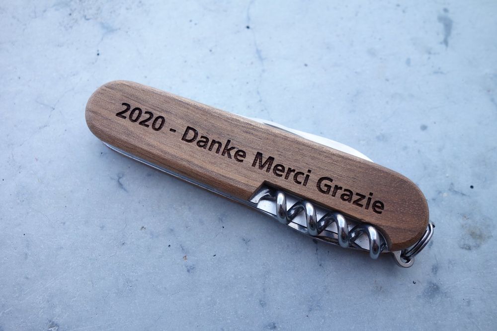 Victorinox Corona Sackmesser 2020 - Danke Merci Grazie (Neu (gemäss ...