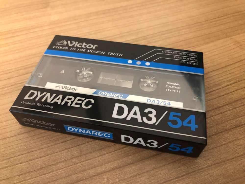 VICTOR DYNAREC DA3/54 Minuten Type I Tape Original verpackt! (Neu und ...