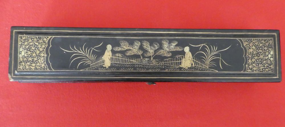 ANTIQUE BLACK LACQUERED BOX (FAN HOLDER) (Gebraucht) in Lugano für CHF ...