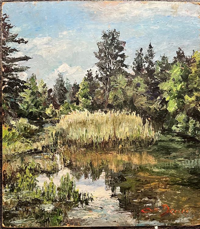 Otto Derrer (1922) Landschafts Gemälde (Gebraucht) in Root für CHF 29 ...