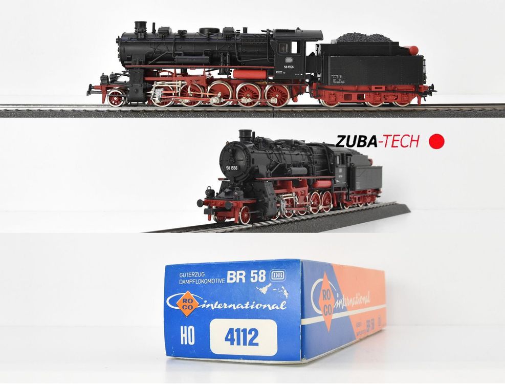 Roco 4112 Dampflok BR 58 DB, H0 GS Analog mit OVP (Gebraucht) in St. Gallen für CHF 61.5 – mit ...