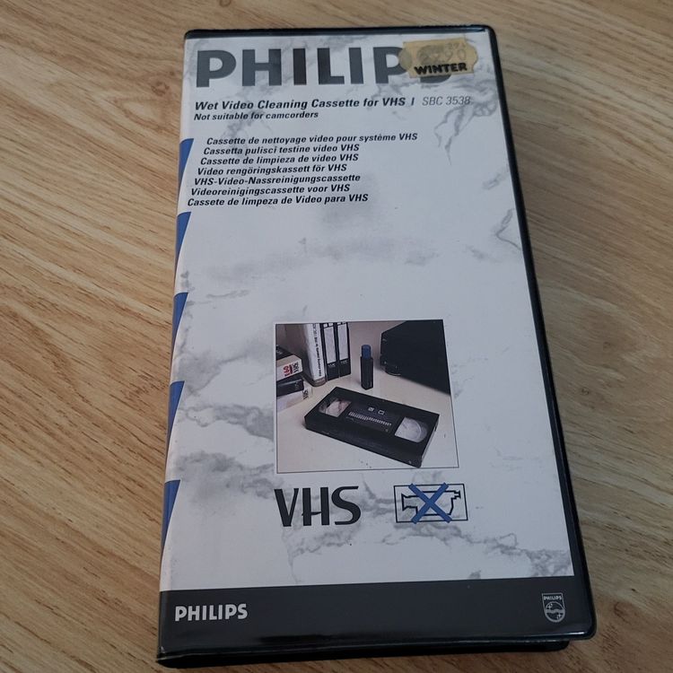 PHILIPS Wet Video Cleaning Cassette Nassreinigungs VHS | Kaufen auf Ricardo