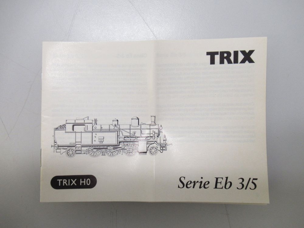 Trix 22567 Dampflok Typ Eb 3/5 SBB DC GS Analog H0 (Gebraucht) in Basel ...