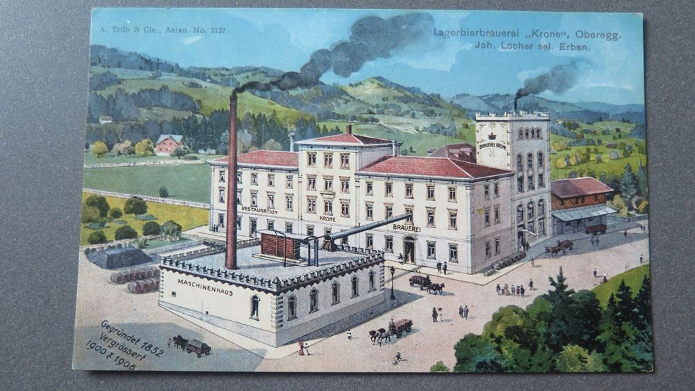 OBEREGG - BIER - BRAUEREI - LAGERBIERBR. (Gebraucht) in Wittenbach für ...