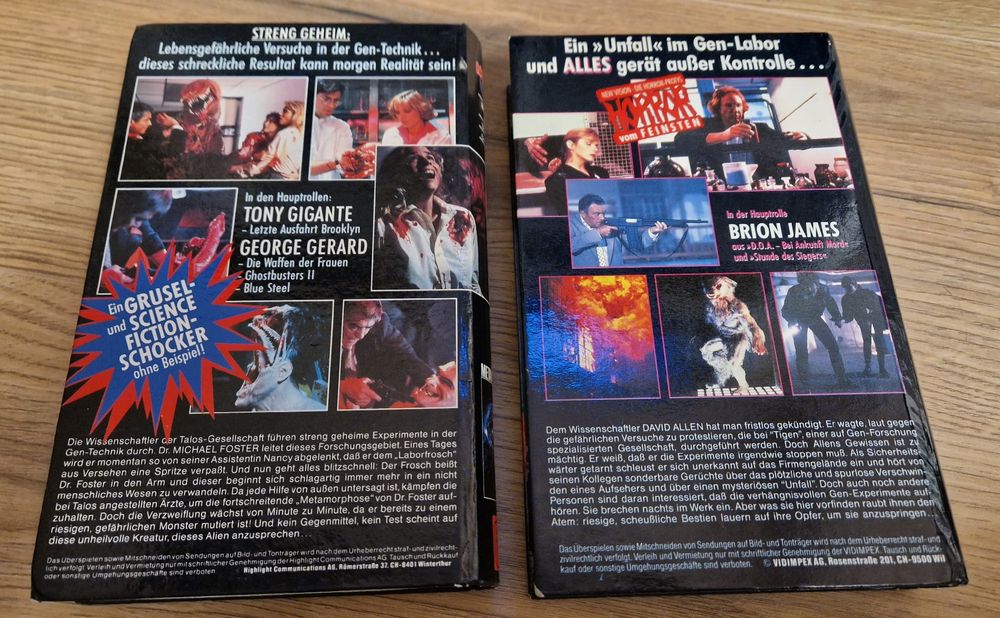 VHS Metamorphosis The Alien Factor + Metamorphosis 2 Rarität (Gebraucht ...