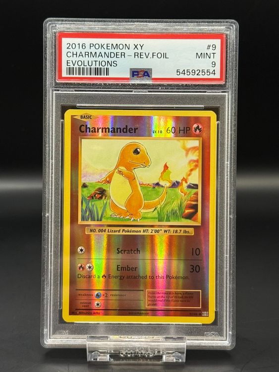 2016 Pokémon XY Evolutions Charmander Rev. Holo PSA 9 🔥🔥🔥 (Gebraucht ...