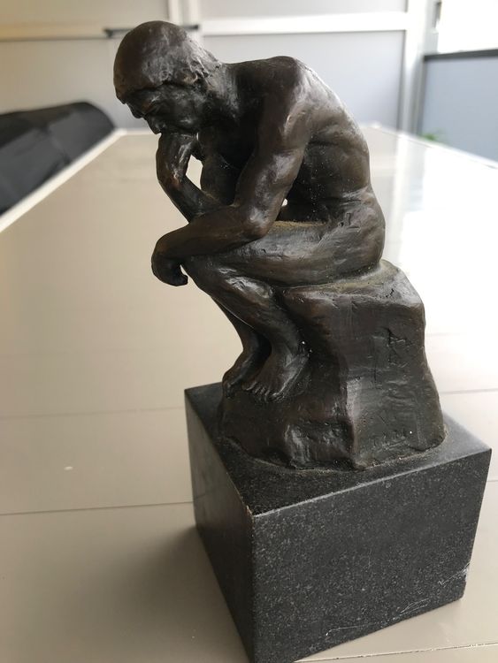 Der Denker/Penseur/Thinker after Auguste Rodin Bronze Garant (Gebraucht ...