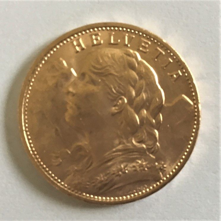 Gold Vreneli, 20 Franken 1915 | Kaufen auf Ricardo