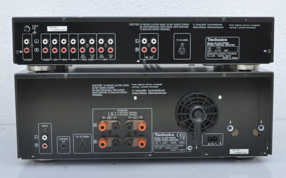Technics SE-A 909 & Technics SU-C 909 (Gebraucht) in Oberglatt ZH für ...