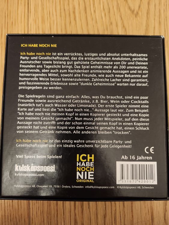 Spiel "Ich habe noch nie" Original | Kaufen auf Ricardo