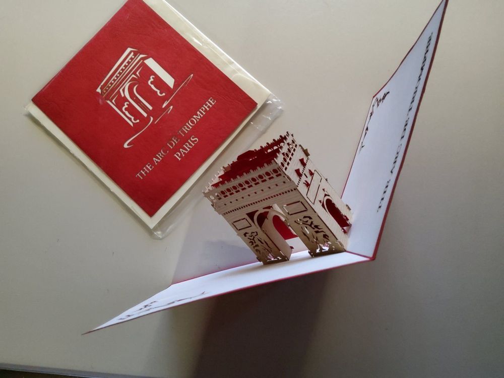 Pop Up Karte "The Arc de Triomphe" (Neu und originalverpackt) in ...
