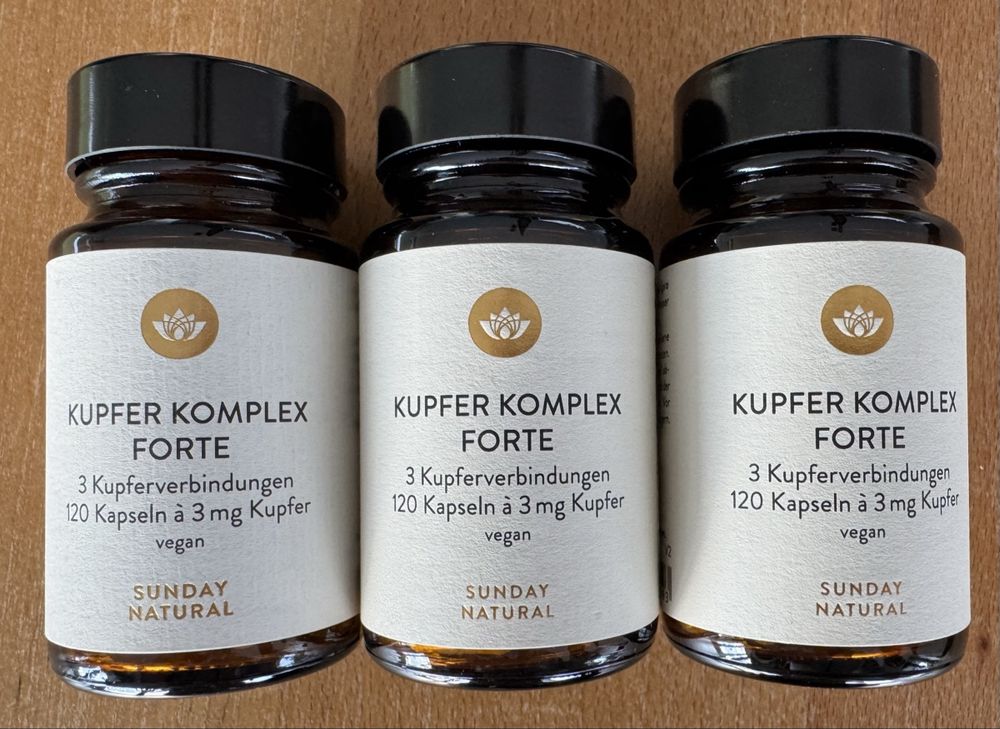 Kupfer Komplex Forte (Sunday Natural) (Neu und originalverpackt) in ...