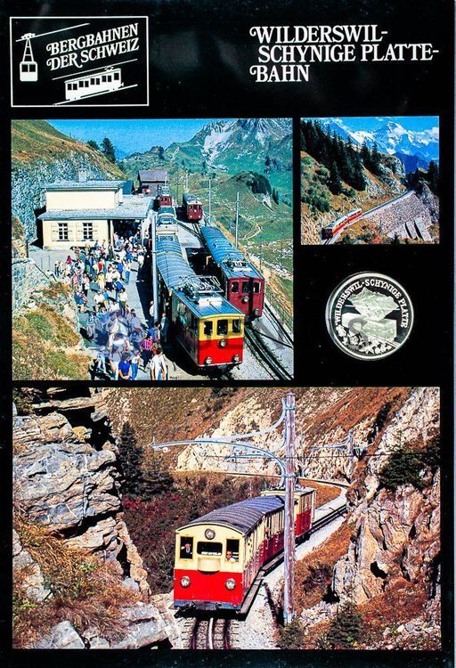 Silbermedaille - Bergbahnen der Schweiz | 15g Feinsilber | Acheter sur Ricardo
