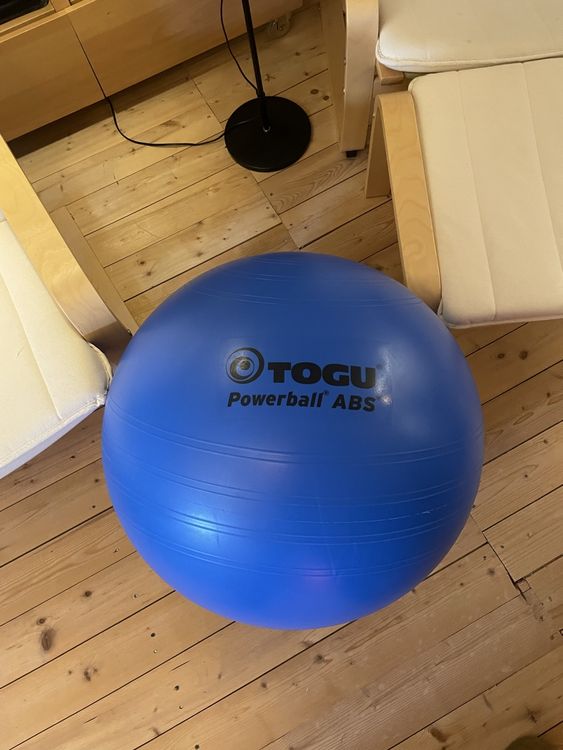 Gymnastikball TOGU 65cm blau | Kaufen auf Ricardo