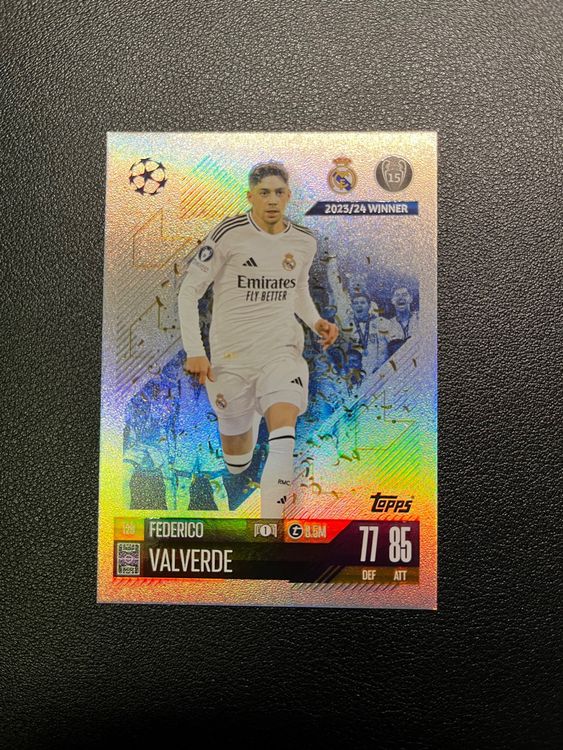 Topps Match Attax 2024/25 Federico Valverde 128 (Neu (gemäss ...