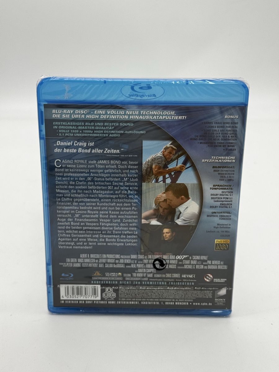 James Bond 007 Blu-ray Casino Royale – Neu & OVP – FSK12 (Neu und ...
