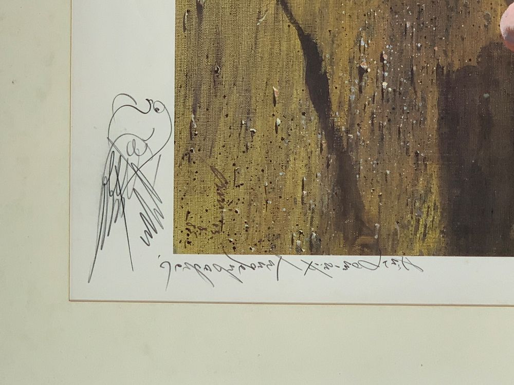 Hans Erni Lithographie mit Taube Zeichnung /Handsigniert (Gebraucht) in Root für CHF 95 – mit ...