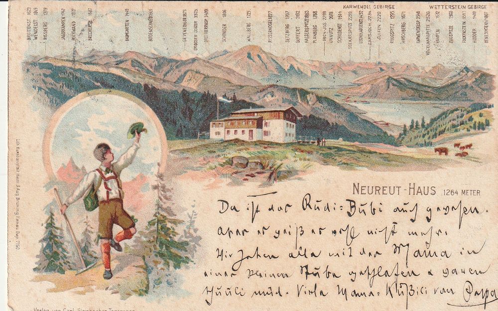 5 verschiedene antike Ansichtskarten von Deutschland (Gebraucht) in für ...