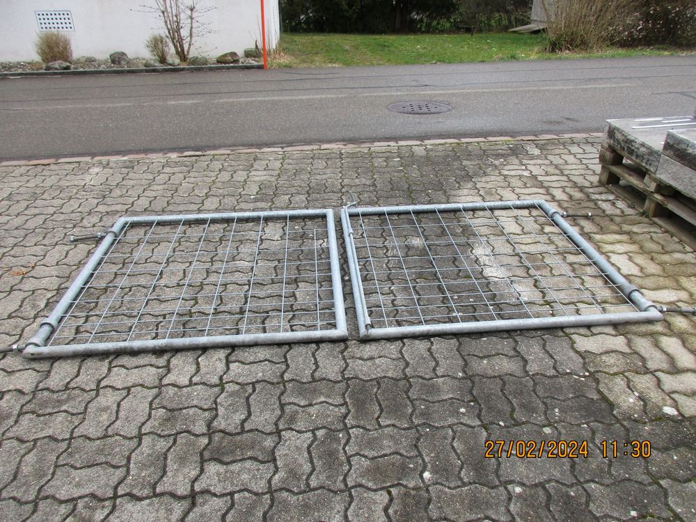 Garten Doppeltor (Neu (gemäss Beschreibung)) in elgg für CHF 150 – nur Abholung auf Ricardo kaufen