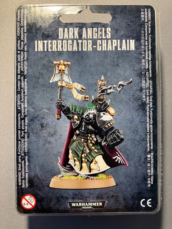 WARHAMMER 40K Dark Angels Interrogator-Chaplain Blister (Gebraucht) in ...