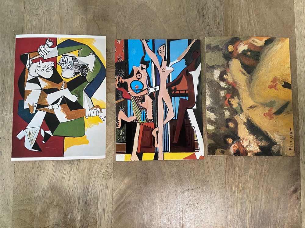 Pablo Picasso 3 Kunstkarten ungelaufen | Kaufen auf Ricardo