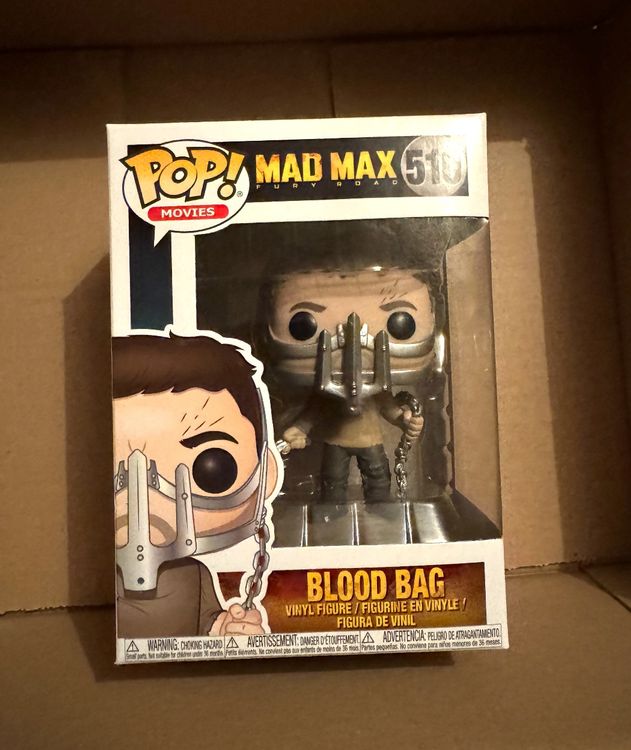 Funko Pop! Mad Max Fury Road (blood bag) (Neu und originalverpackt) in ...