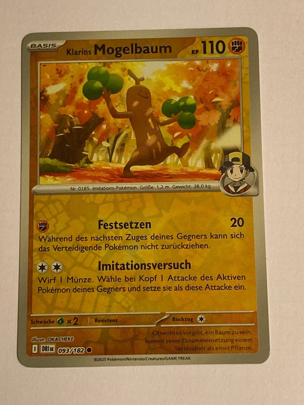 Pokemon EWIGE RIVALEN Klarins Mogelbaum 093 / 182 DE / Rev. (Neu ...