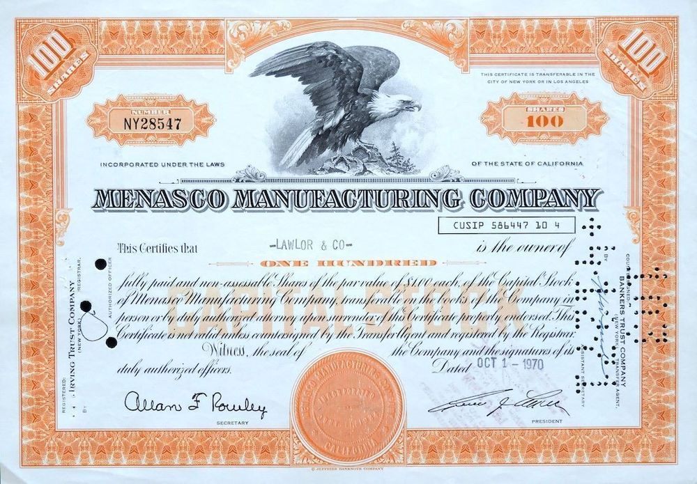 Menasco Manufacturing Company - 1970 (Gebraucht) in Solothurn für CHF 1 ...