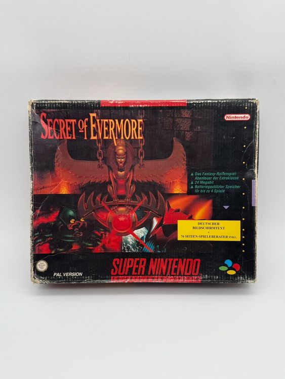 Secret of Evermore Bigbox Lösungsbuch SNES Nintendo Pal OVP (Gebraucht ...