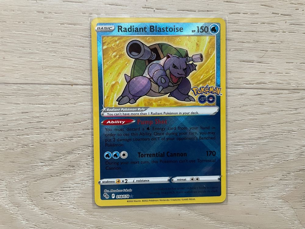 Radiant Blastoise (PGO 018) | Kaufen auf Ricardo