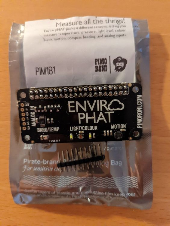 Pimoroni Enviro pHAT für Raspberry Pi Zero (Gebraucht) in Zürich für CHF 20 – mit Lieferung auf ...