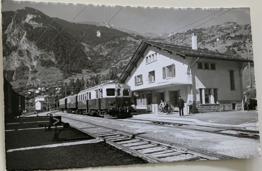 AK Le Châble Station du chemin de fer (Gebraucht) in Naters für CHF 7 ...
