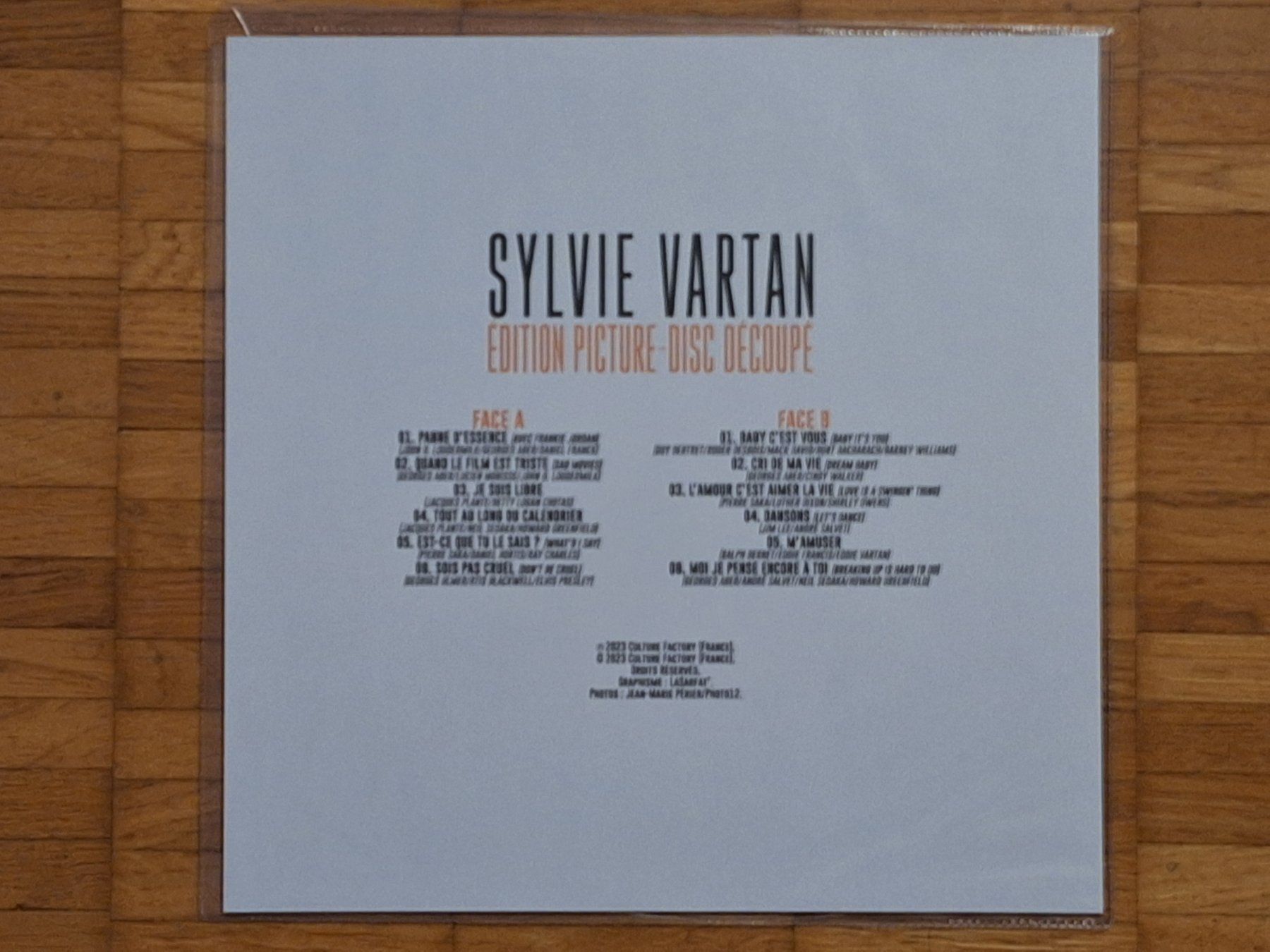 Sylvie Vartan, Shape Picture Disc FR 2023 (Neuf avec emballage d ...