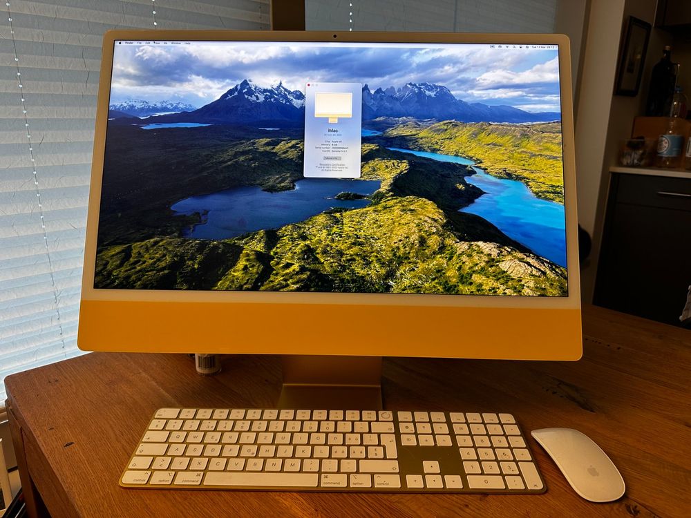 iMac M1 8GB RAM, 256 GB SPEICHER, GELB (GOLD) (Gebraucht) in Stäfa für ...