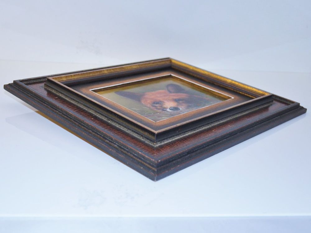 WOLFGANG KAISER | Ölgemälde auf Holz | Fuchs (Gebraucht) in Wittenbach ...