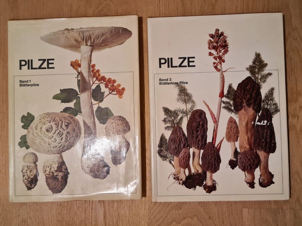 Pilz Band: 2 Pilz Bücher 1972 mit Beschreibungen und Bildern (Gebraucht ...