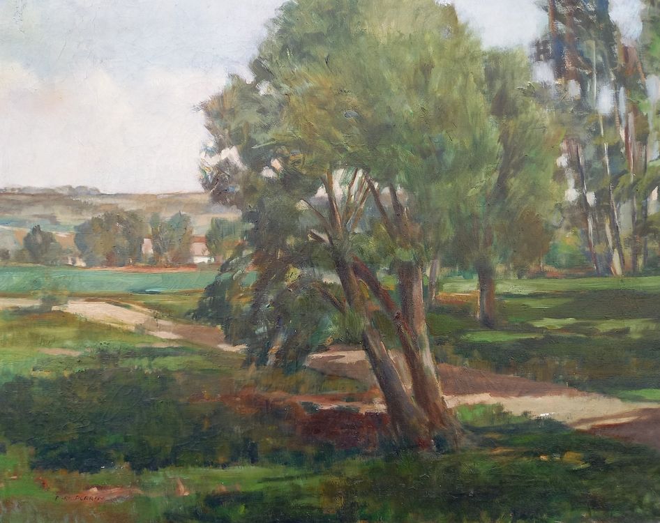 Paul Robert PERRIN (1904-1954) beau tableau, L'été (Gebraucht) in ...