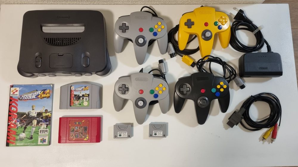 Nintendo 64 Konsole mit Super64 340 Spiele + ISS64 + Zubehör | Kaufen ...