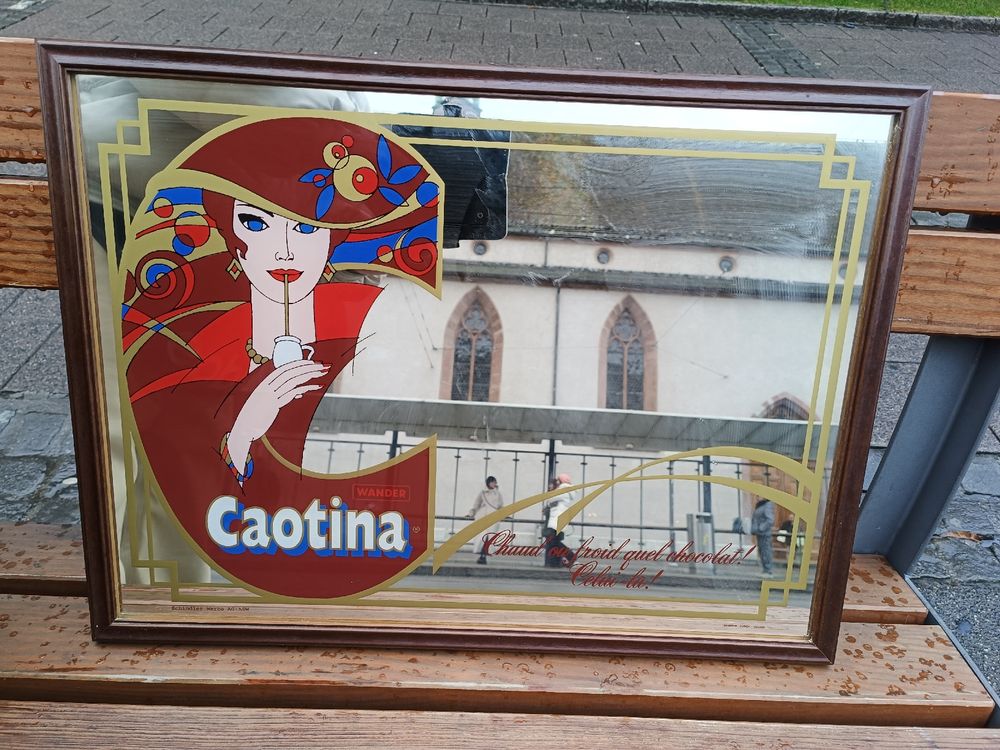 Massive Hinter Glas Werbung Bild / Caotina Wander - Gerahmt | Kaufen auf Ricardo