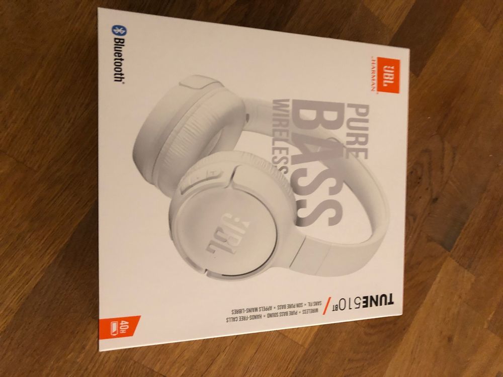 JBL Tune 510BT Wireless, Pure Bass Sound (Neuf avec emballage d'origine ...