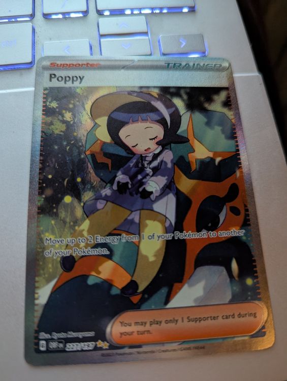 Pokemon Obsidian Flames Poppy 227/197 Trainer Full Art Rare | Kaufen ...