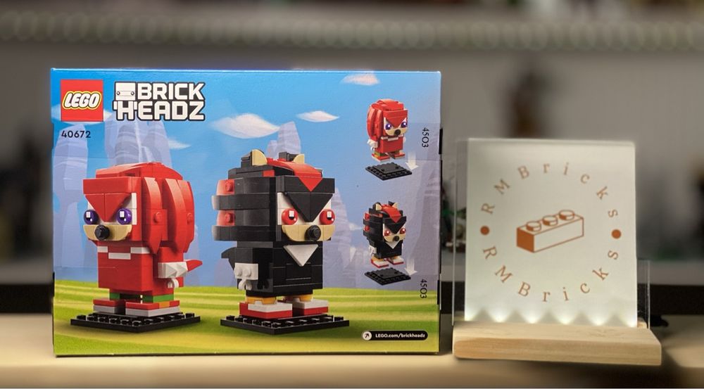 LEGO Brickheadz Sonic the Hedgehog Shadow & Knuckles 40672 (Neu und ...