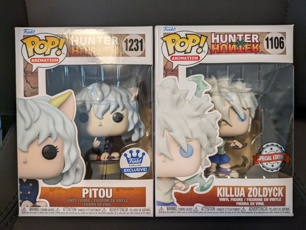 Funko Pop! Hunter x Hunter - Killua #1106 Pitou #1231 (Neu und ...