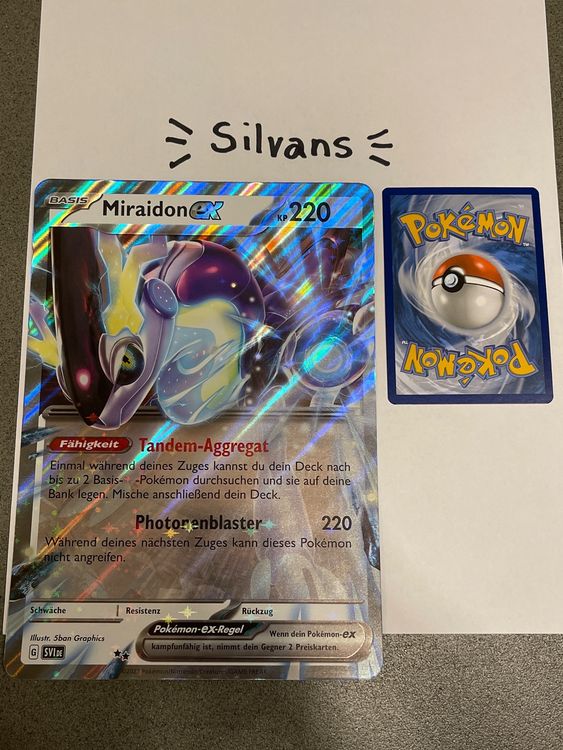 Miraidon ex XXL SV1DE Karmesin und Purpur Oversize Deutsch (Neu (gemäss ...