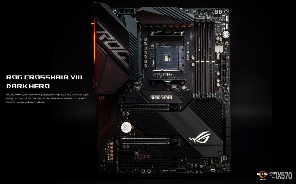 ASUS ROG CROSSHAIR VIII DARK HERO | Kaufen auf Ricardo