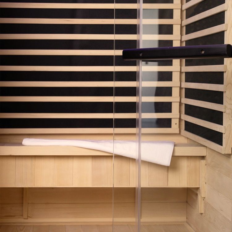 Infrarotsauna BIEL S mit Karbon-Flächenstrahler - 190x90cm (Neu und ...