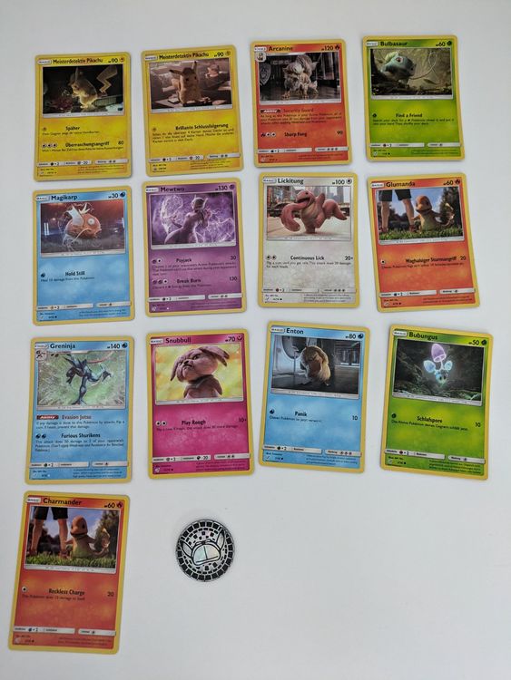 Pokemon Meisterdetektiv Pikachu Film - Kartenset (Gebraucht) in für CHF ...
