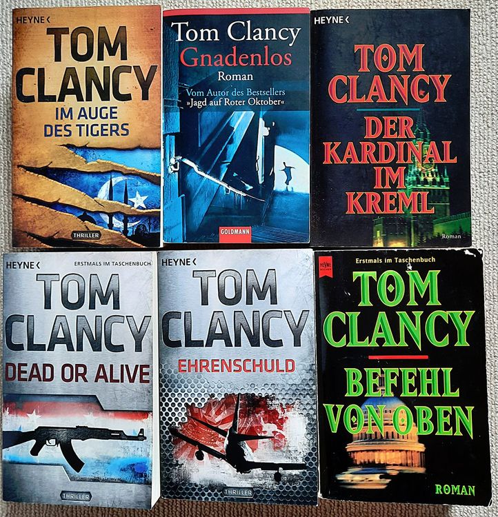 Bücherpaket Tom Clancy (Gebraucht) in Aeugst am Albis für CHF 6 – mit ...