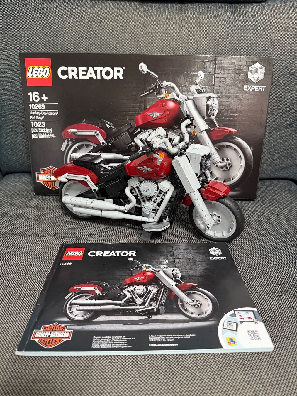 LEGO Creator 10269 Harley-Davidson Fat Boy mit Anleitung&OVP (Gebraucht ...